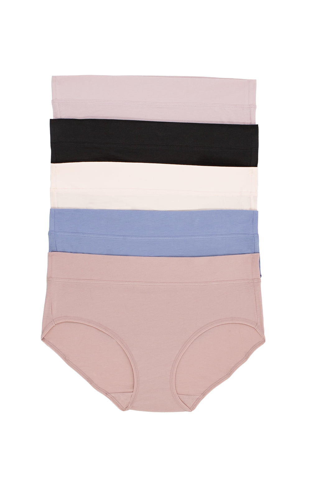 Felina Pima Cotton Hipster Panty with Stretch & Comfortable Wide ...