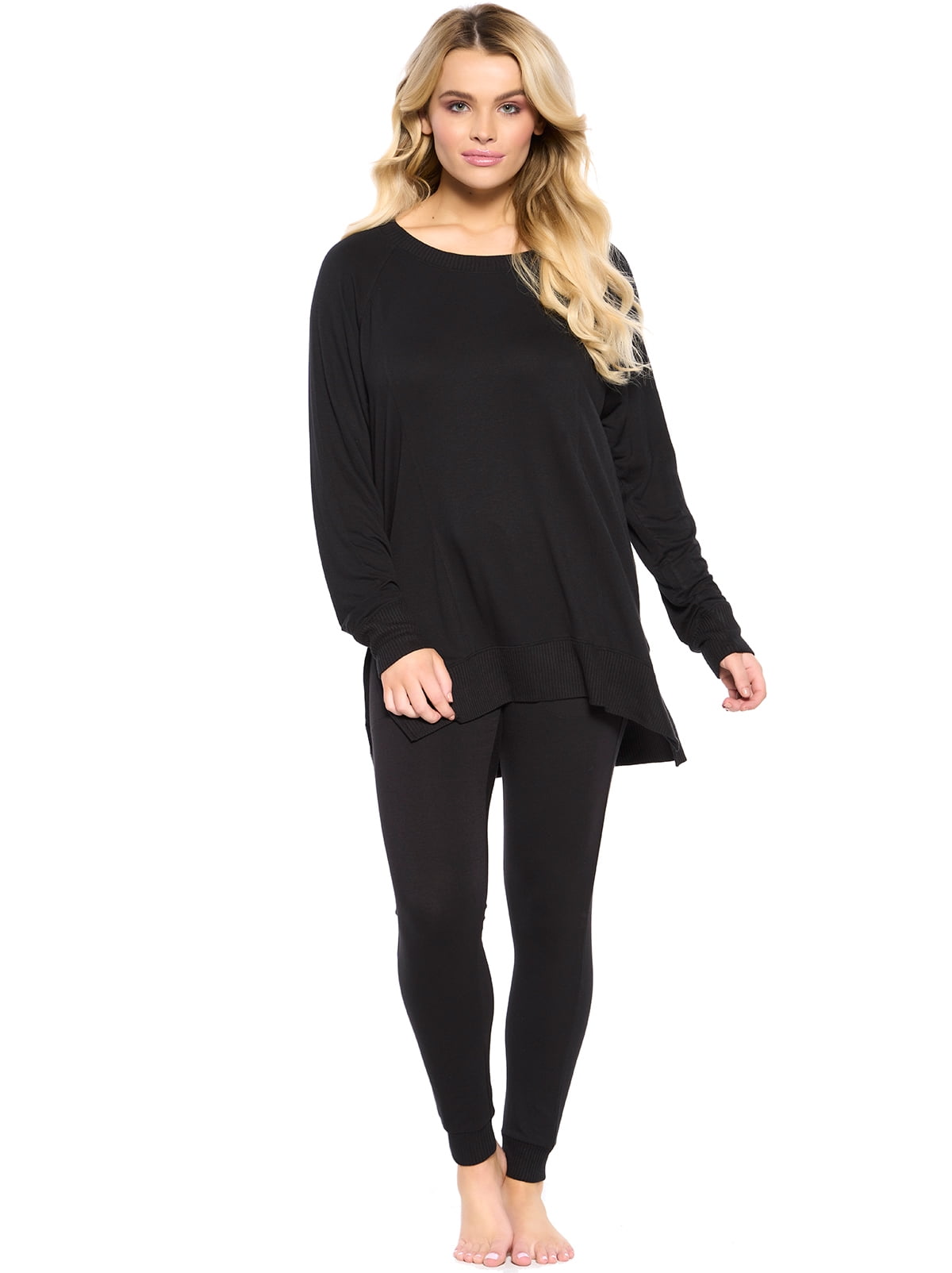 Felina | Sequoia Lounge Set (Black, Medium) - Walmart.com