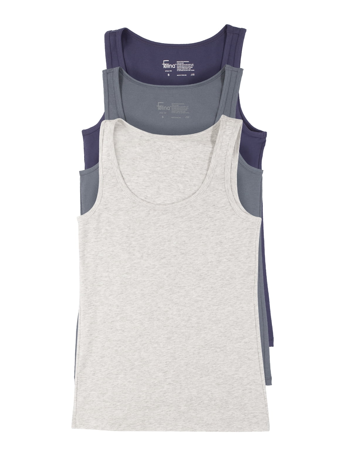 Felina Stretch Layering Womens Tank Top - Seamless Cotton Tank Top for ...