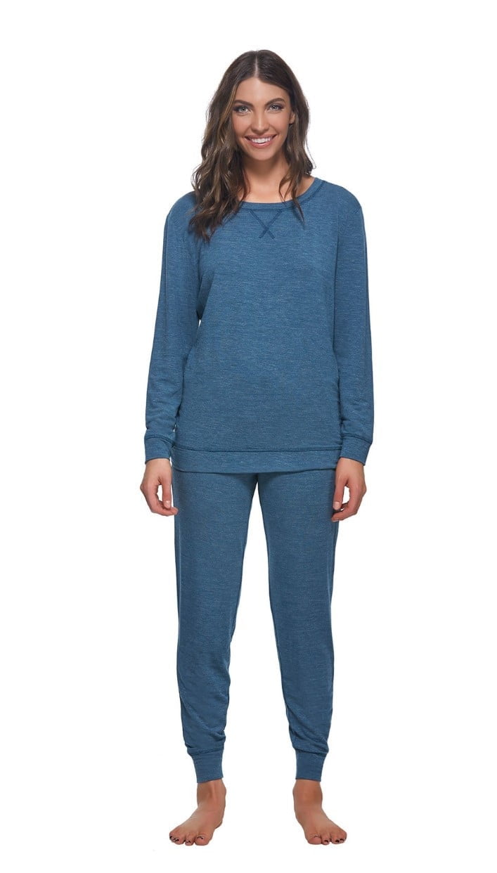 Felina Taylor French Terry Lounge Set (medium) - Walmart.com