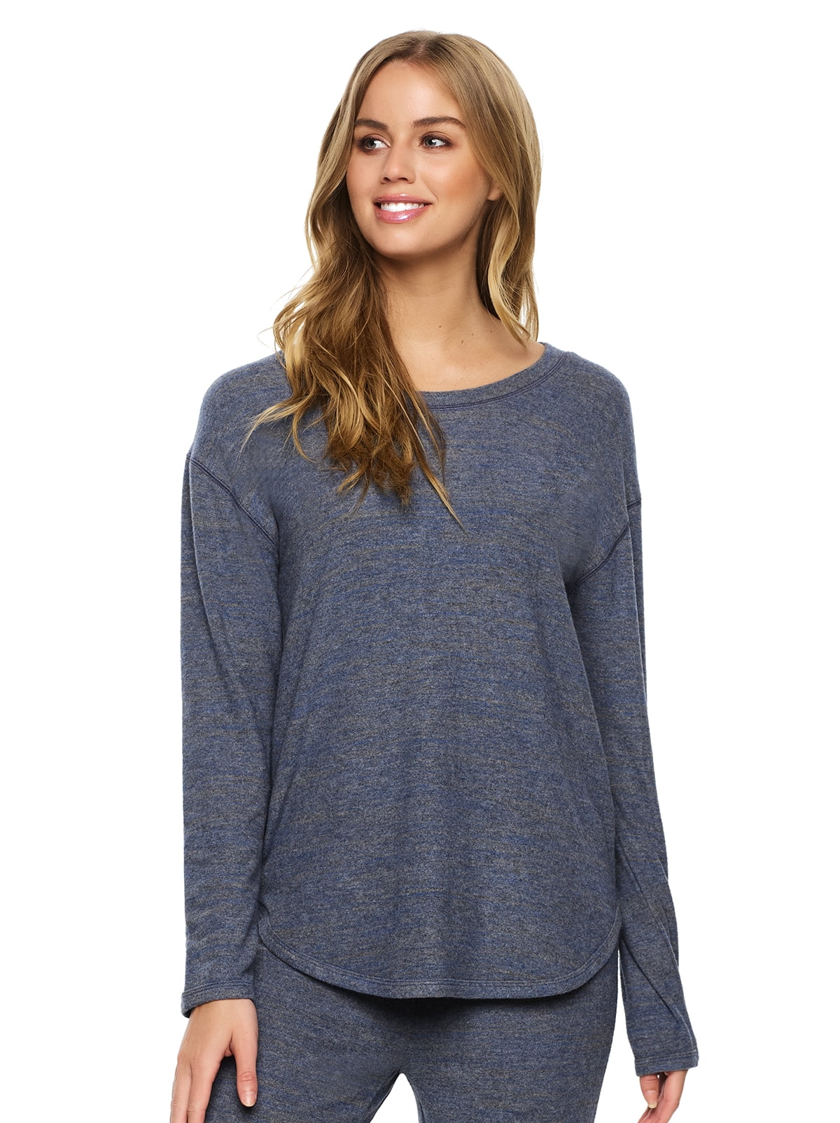 Felina | Victoria Long Sleeve Crew Neck Top | TOP ONLY | Pants Not ...