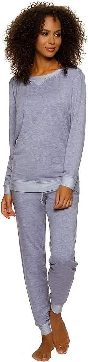 Felina Women's Sleep to Street SoftTerry Lounge Set (Purple, Small ...