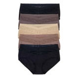 Felina - Stay In Place Hipster Underwear - 5 Pack - Women's Size Small ...