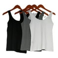 Felina Women's Layering Reversible Scoop Neck Tank Top, 4 Pack ...