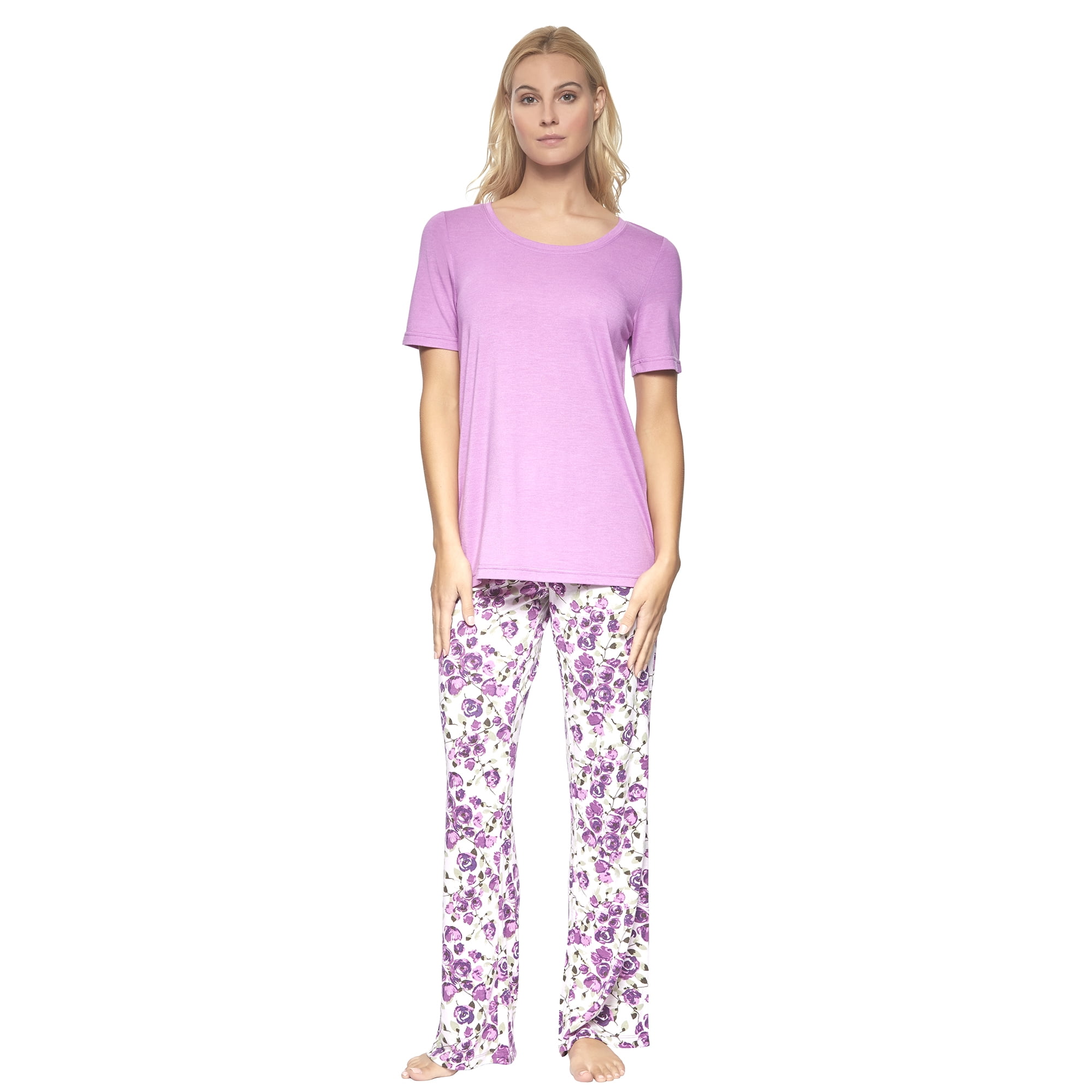 Felina Womens Super Soft Knit Lounge Set - Walmart.com