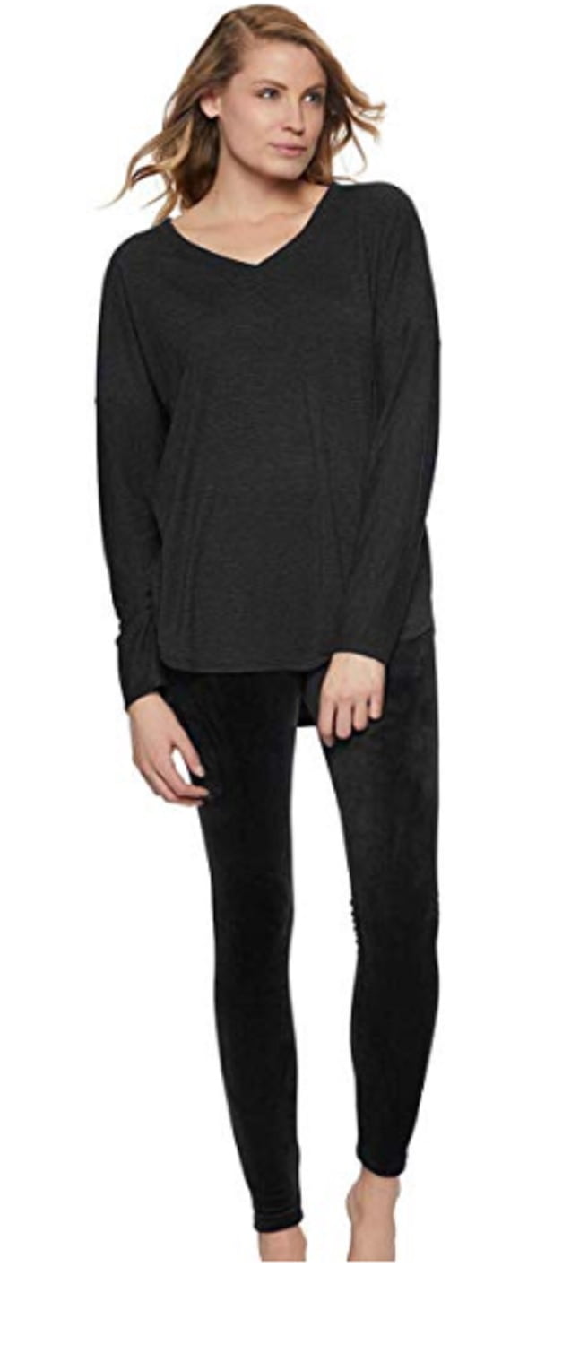 Felina Womens Ultra Luxe Velour Lounge 2 Piece Set - Walmart.com