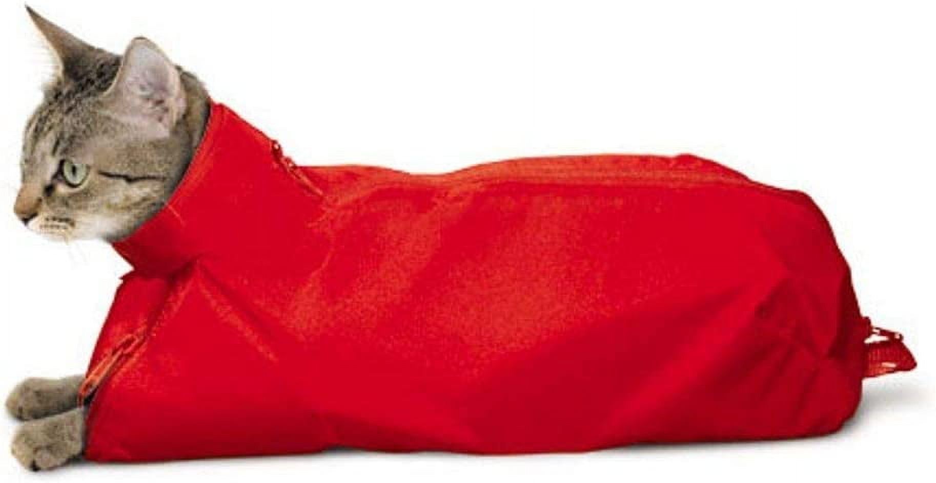 Feline Cat Sack Nylon Restraint Bag Vet Supply Size Medium 4-8 Pounds ...