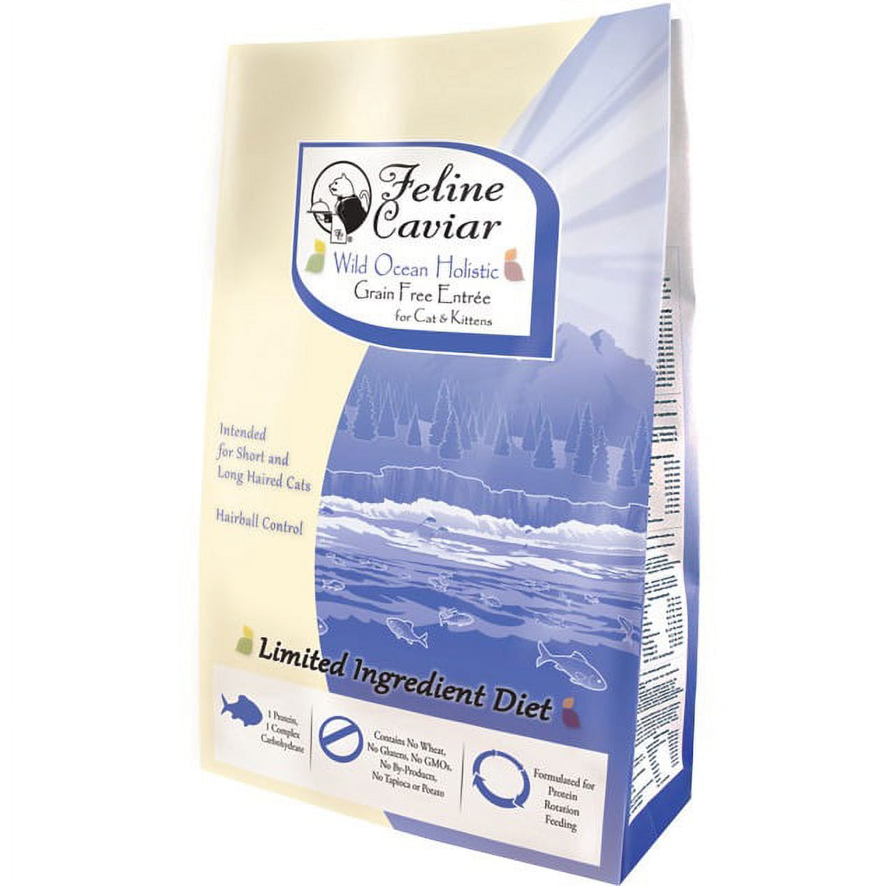 Canine Caviar Pet Foods 745122 4.4 lbs Feline Caviar Herring & Wild ...
