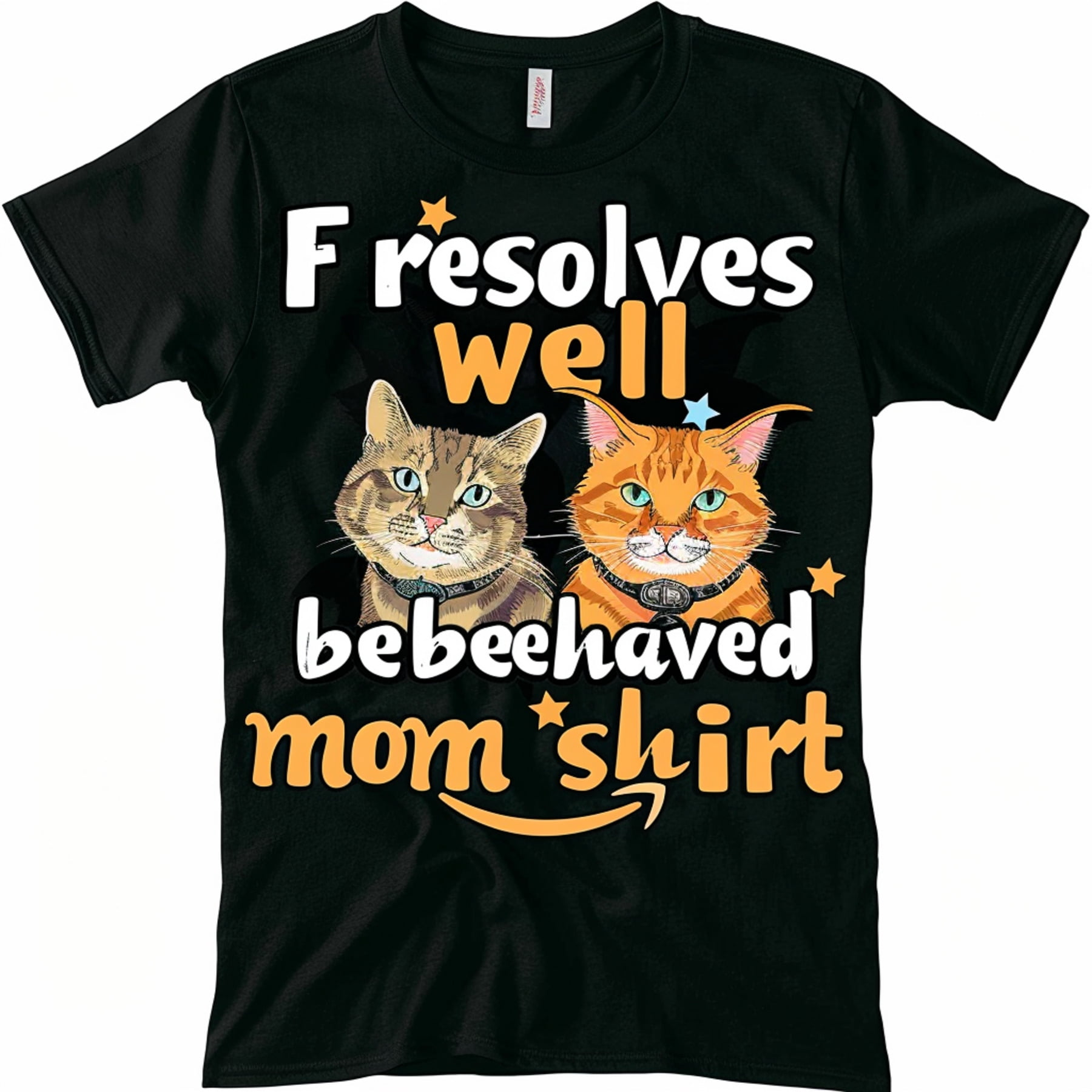 Feline Fun: 'F resolves F' Quote with Three Cats in 'Well Behaved Mom ...