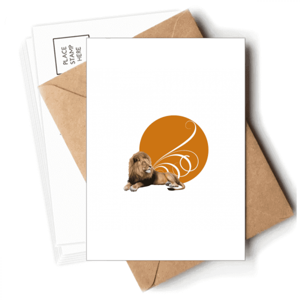 Feline Lions Fierce Wings Postcards Envelopes Blank Note Cards Mailing ...