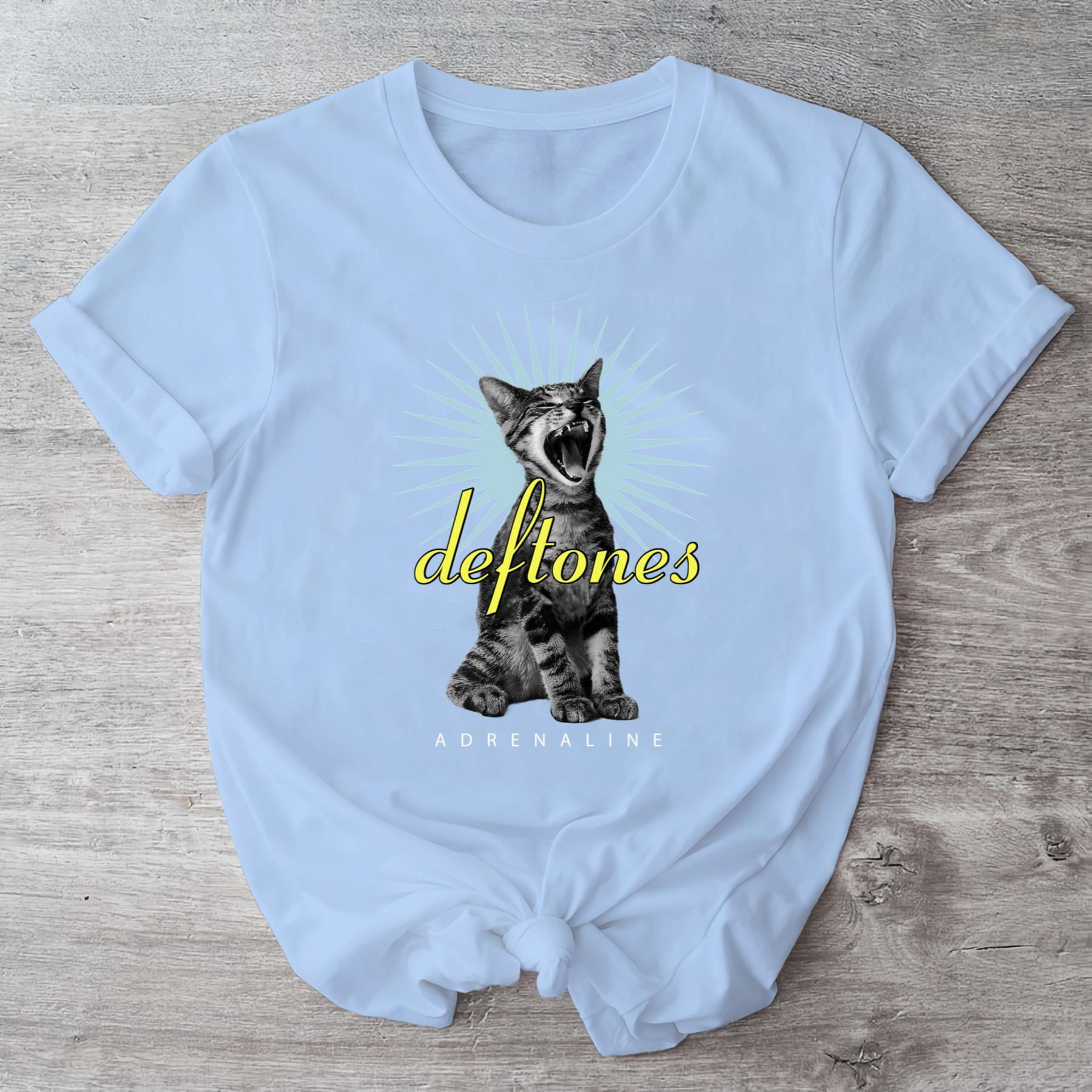 Feline Rock Fusion Shirt, Alternative Band-Inspired Graphic Tee, Metal ...
