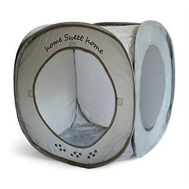 Feline Ruff Home Sweet Home Pop Up Cat Cube. A Collapsible Indoor Cat ...