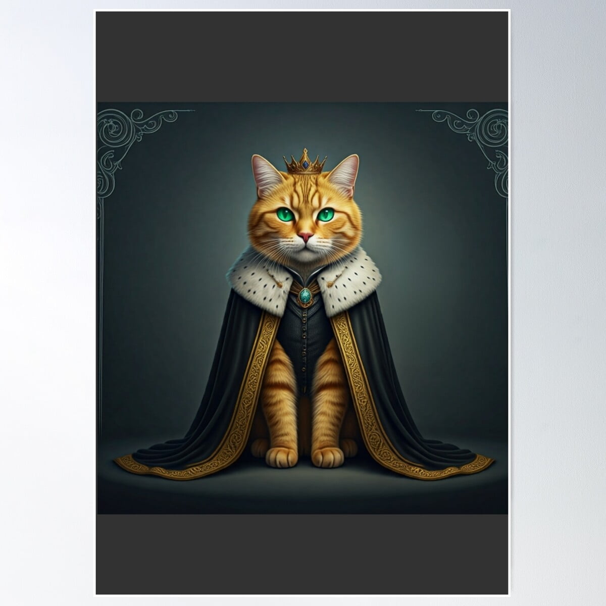 The Feline Wizard: A Tarot Card Of Magic And Mystery. Magical Cat ...
