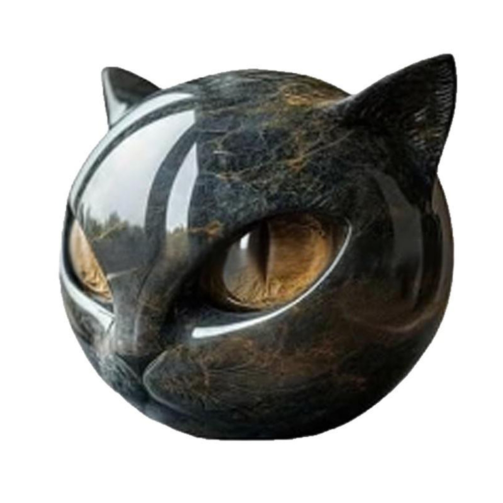 Felines Figurine Halloween Themed Resin Cats Sculpture Decoration for ...