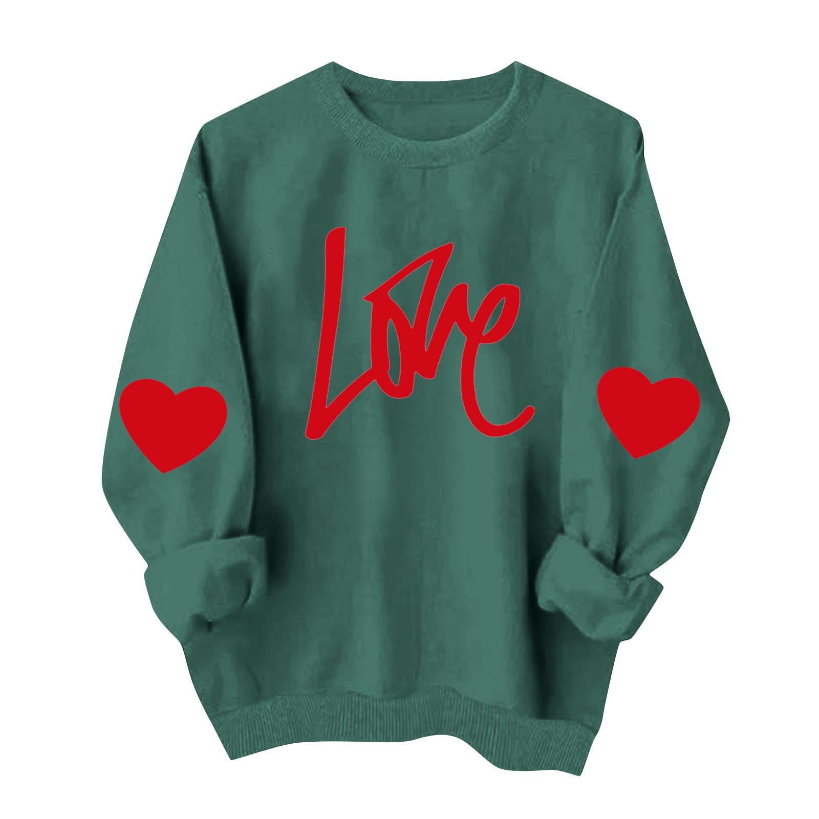 Felirenzacia Big and Tall Women’s Valentine Pullover Sweet Heart Design ...