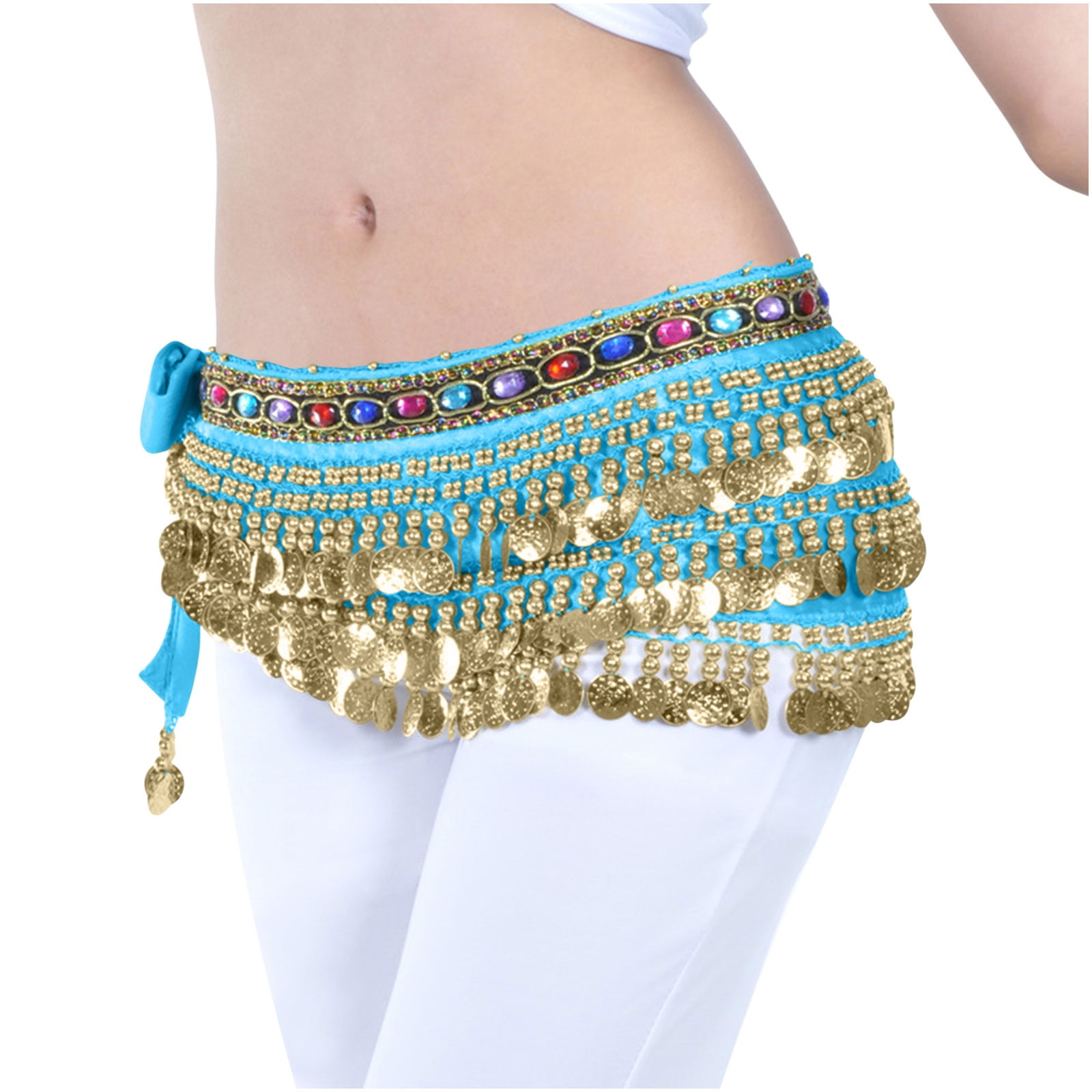 Felirenzacia Hip Scarf for Belly Dancing, Women's Belly Dance Scarf ...