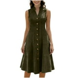 Felirenzacia Linen Dresses for Women Casual Long Dress Lightweight ...