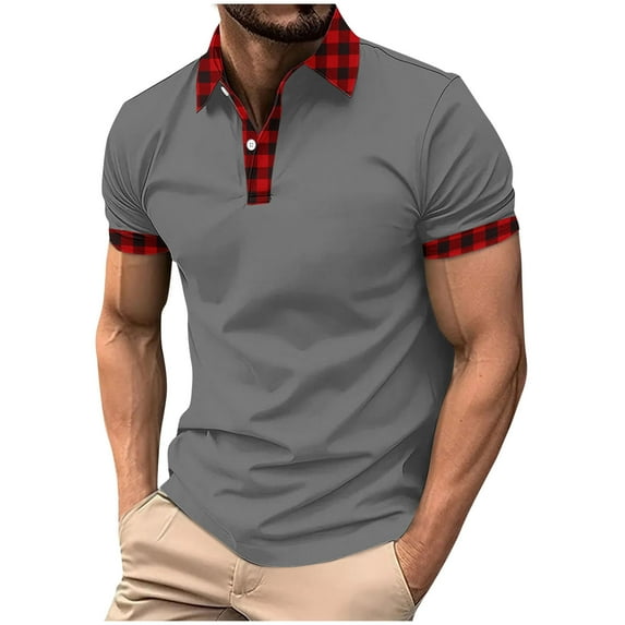 Felirenzacia Men’s Performance Golf Polo Shirt, Short Sleeve Stretch ...