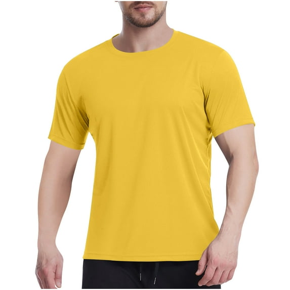 Felirenzacia Running Shirts Men Sport Tops Dry Fit Gym Wicking Athletic T Shirts Fitness Tee ...