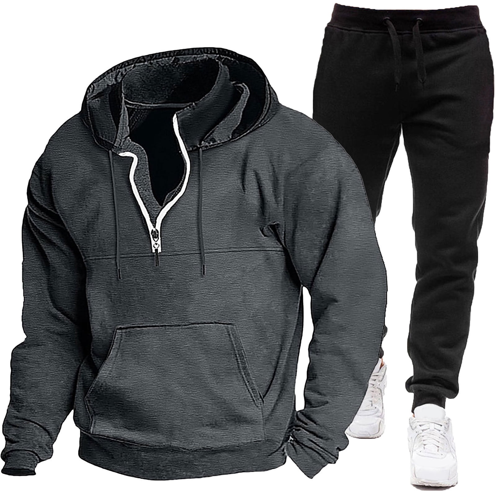 Felirenzacia Sweat suits men Tracksuits 2 Piece sets Athletic Jogging ...