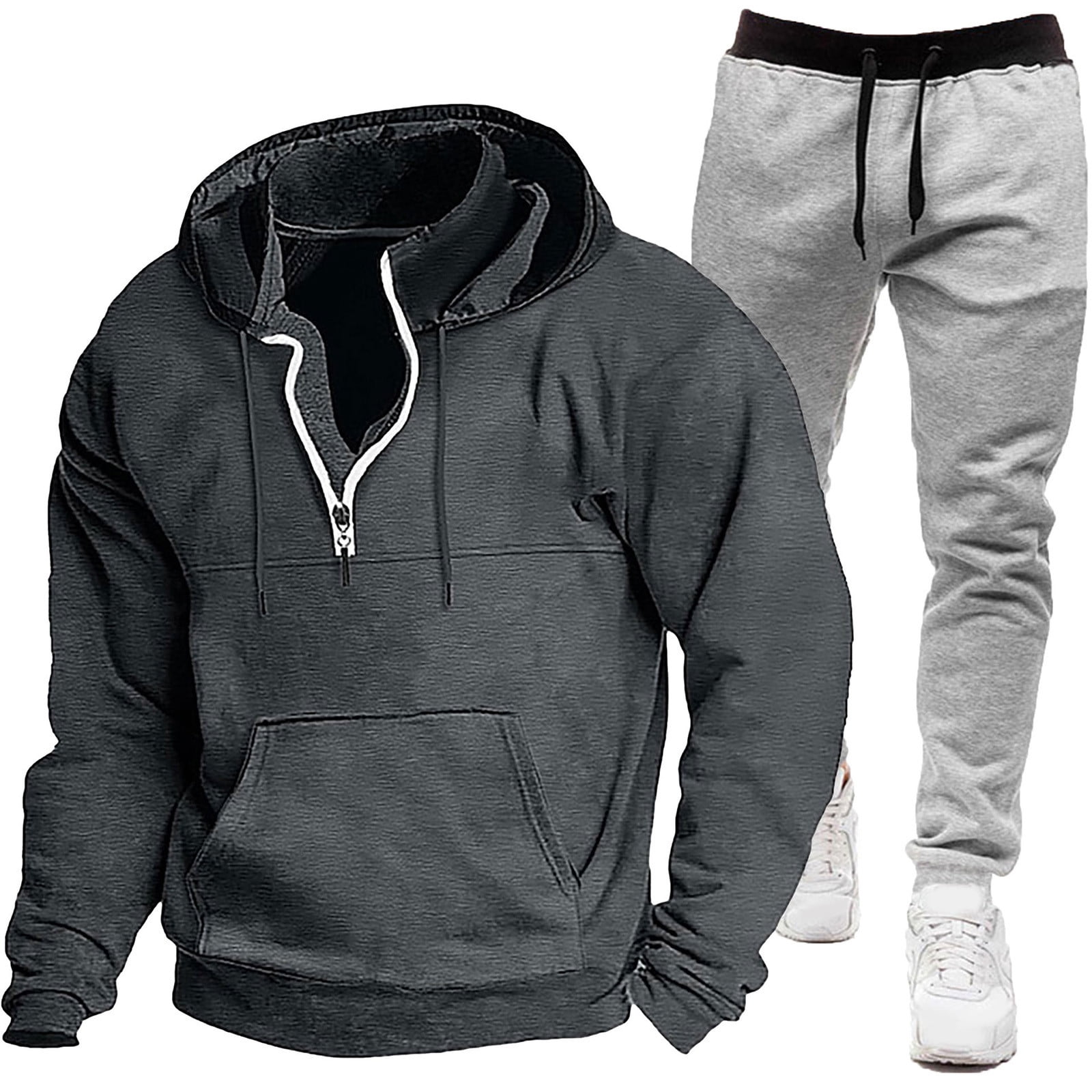 Felirenzacia Sweat suits men Tracksuits 2 Piece sets Athletic Jogging ...