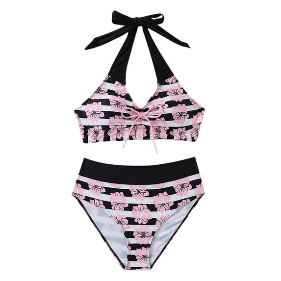 Felirenzacia Women's and Women's Plus 2 Piece Bikini Sets, Printed ...