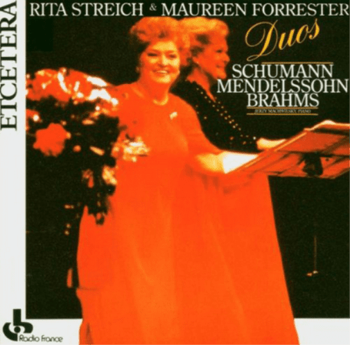 Felix Mendelssohn Rita Streich & Maureen Forrester: Duos (CD) Album ...