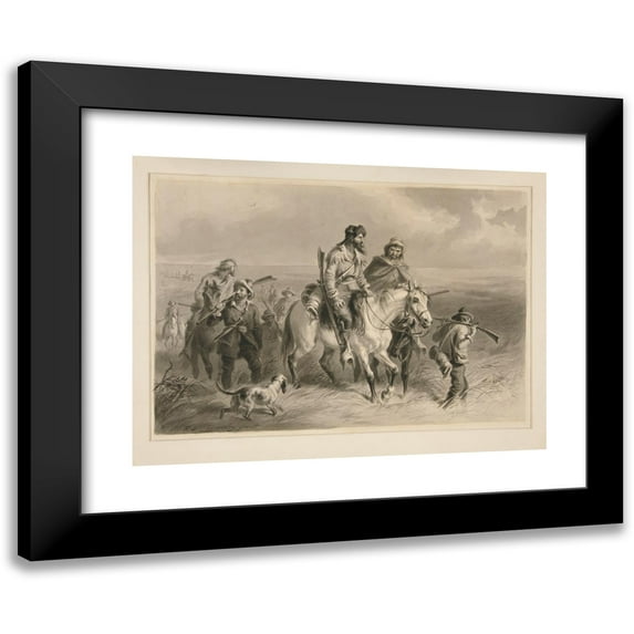 Felix O. C. Darley 14x11 Black Modern Framed Museum Art Print Titled ...