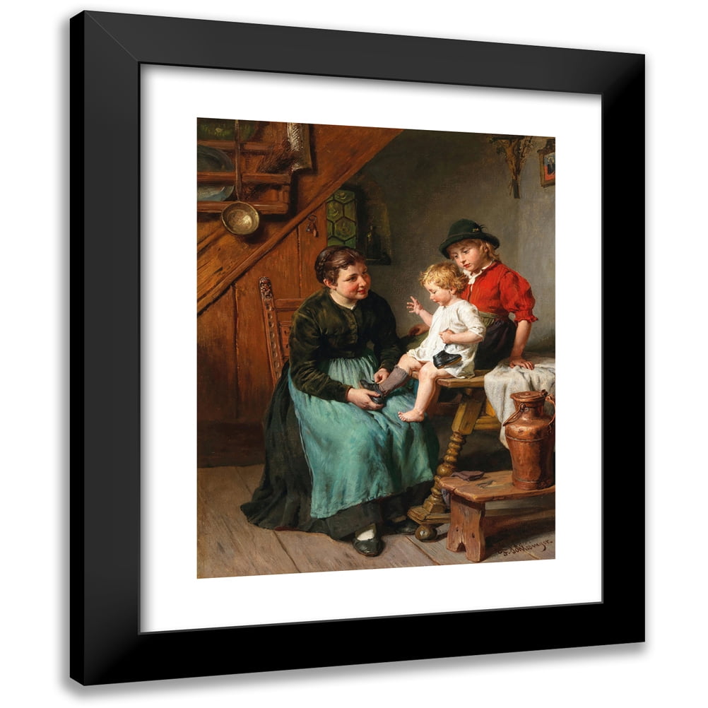 Felix Schlesinger 15x18 Black Modern Framed Museum Art Print Titled ...