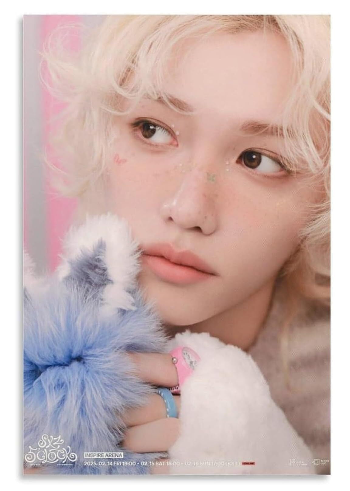 Felix Stray Kids 5TH FANMEETING SKZ CLOCK HANDSOME Poster Kpop Posters ...