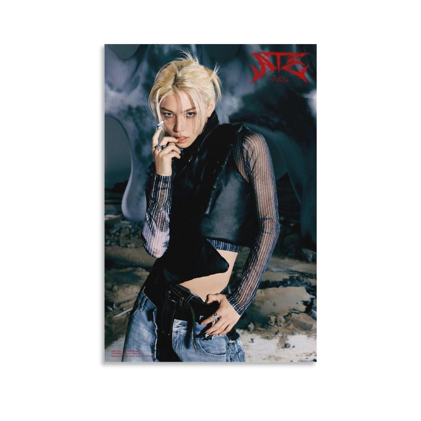 Felix Stray Kids Ate Kpop Idols Poster Home Décor - Walmart.com