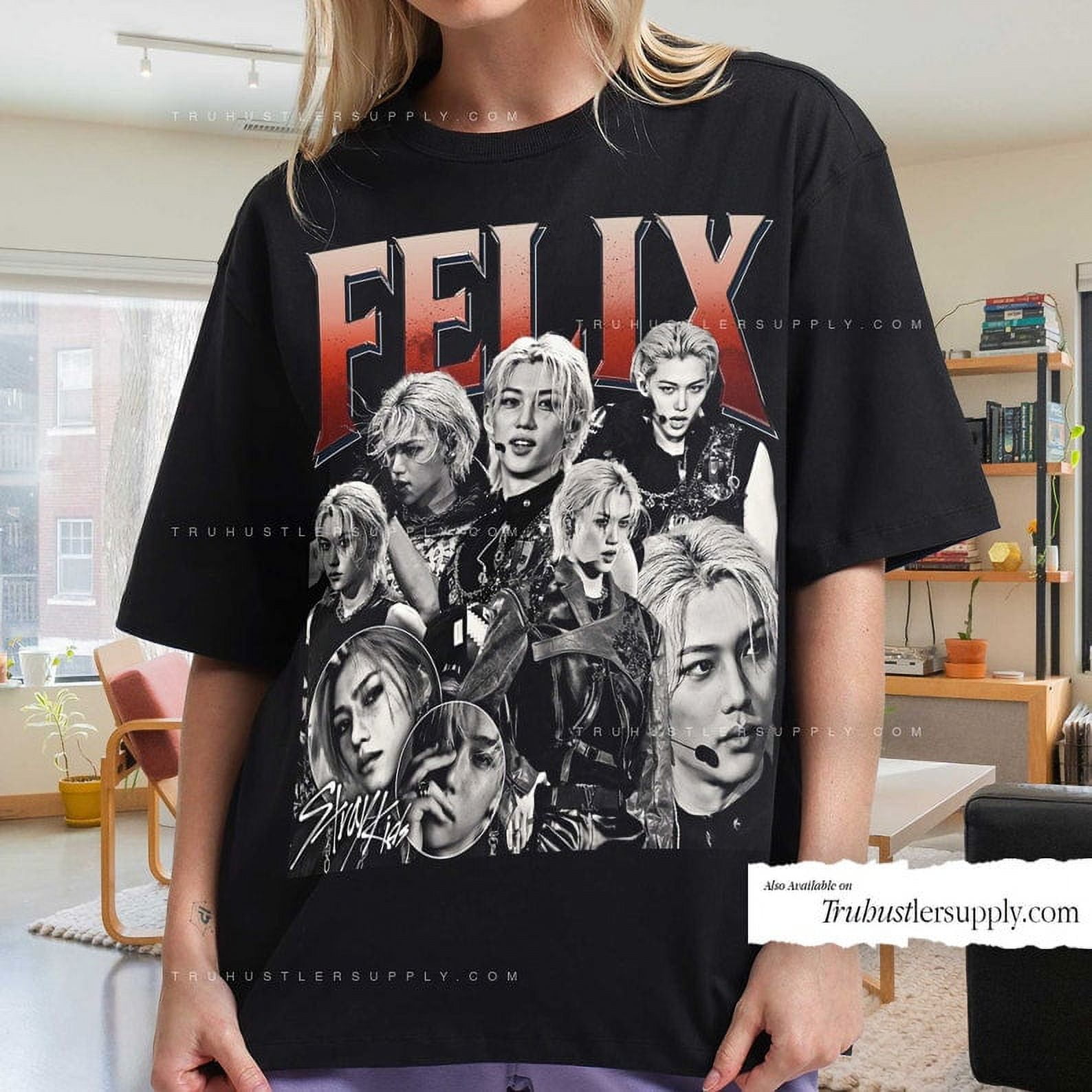 Felix Stray kids Kpop Inspired Vintage Graphic Shirt, Felix Retro T ...