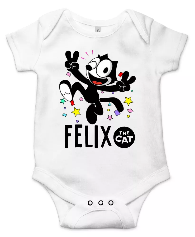 Felix The Cat Best Shower Gift Cute Message Baby One Piece Infant ...