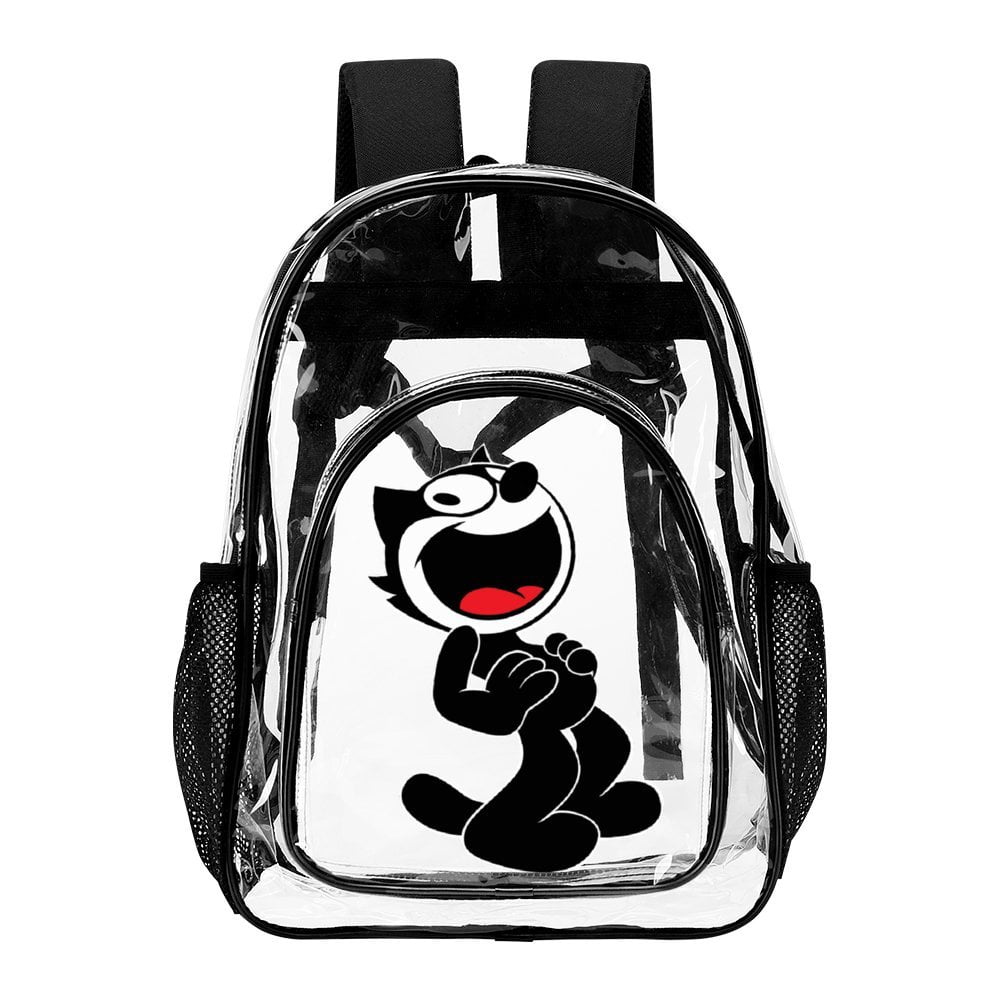 Felix The Cat Clear Backpack Heavy Duty Transparent Backpack See ...