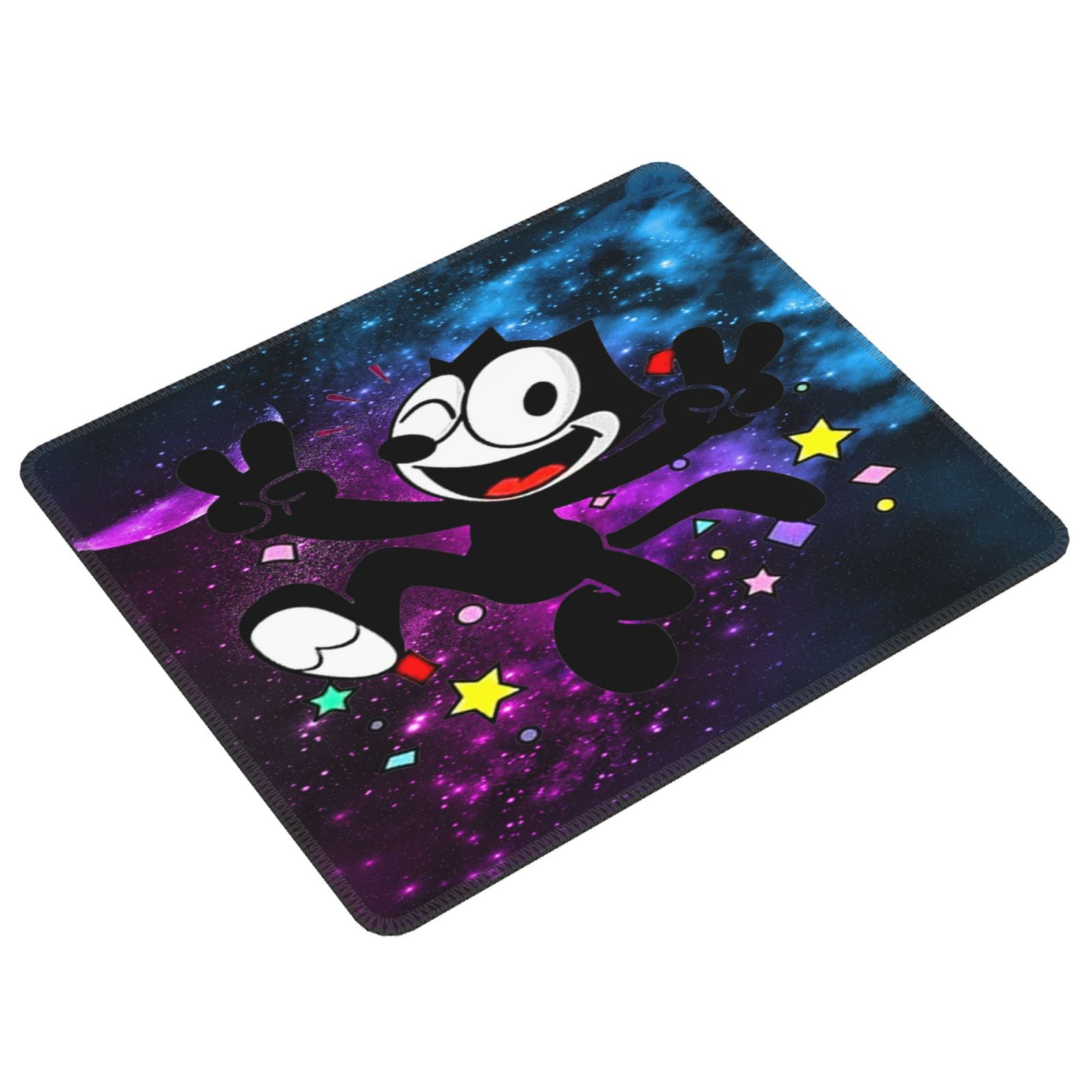 Felix The Cat Computer Mouse Mat with Anti-Slip Rubber Base Anti-Fray ...