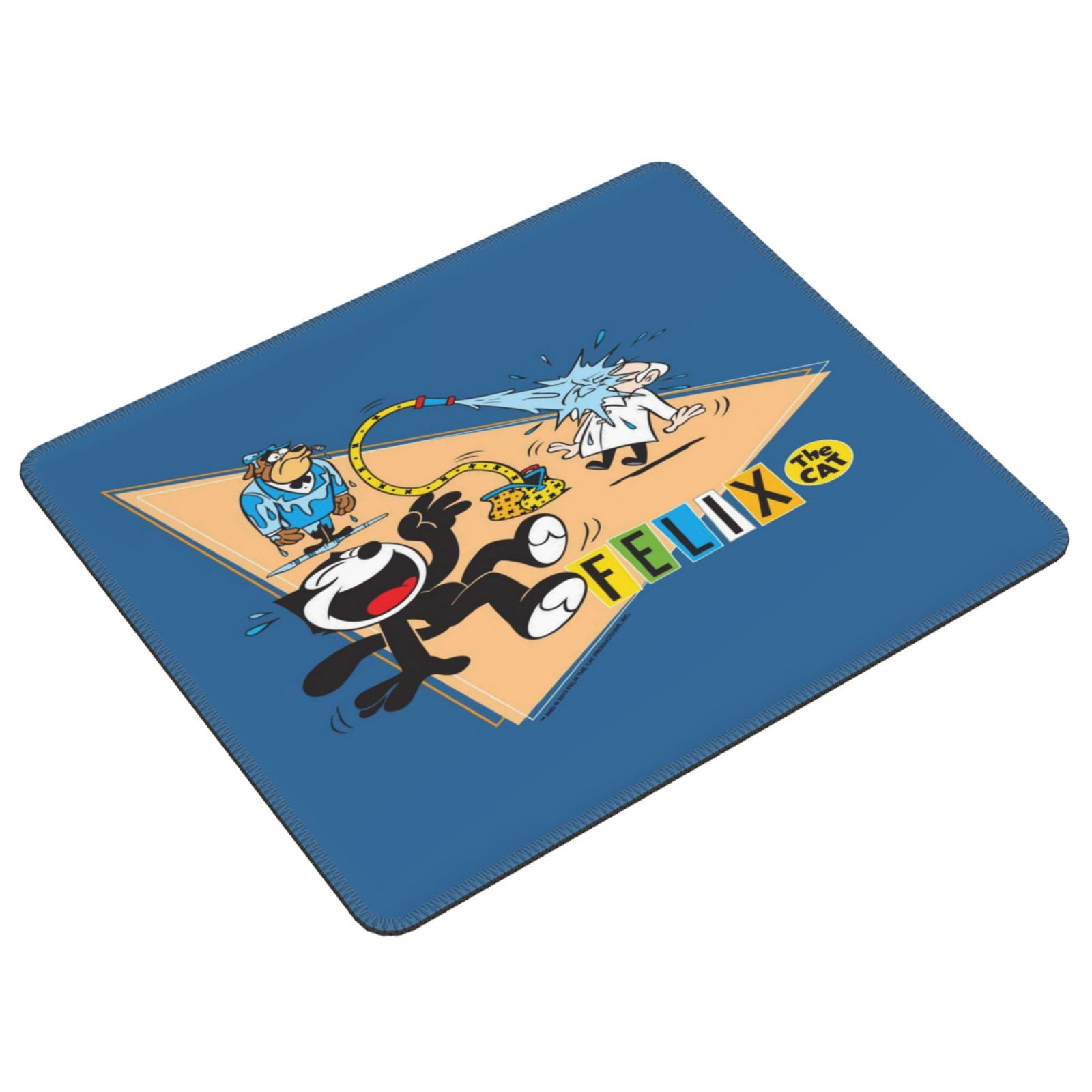 Felix The Cat Computer Mouse Mat with Anti-Slip Rubber Base Anti-Fray ...