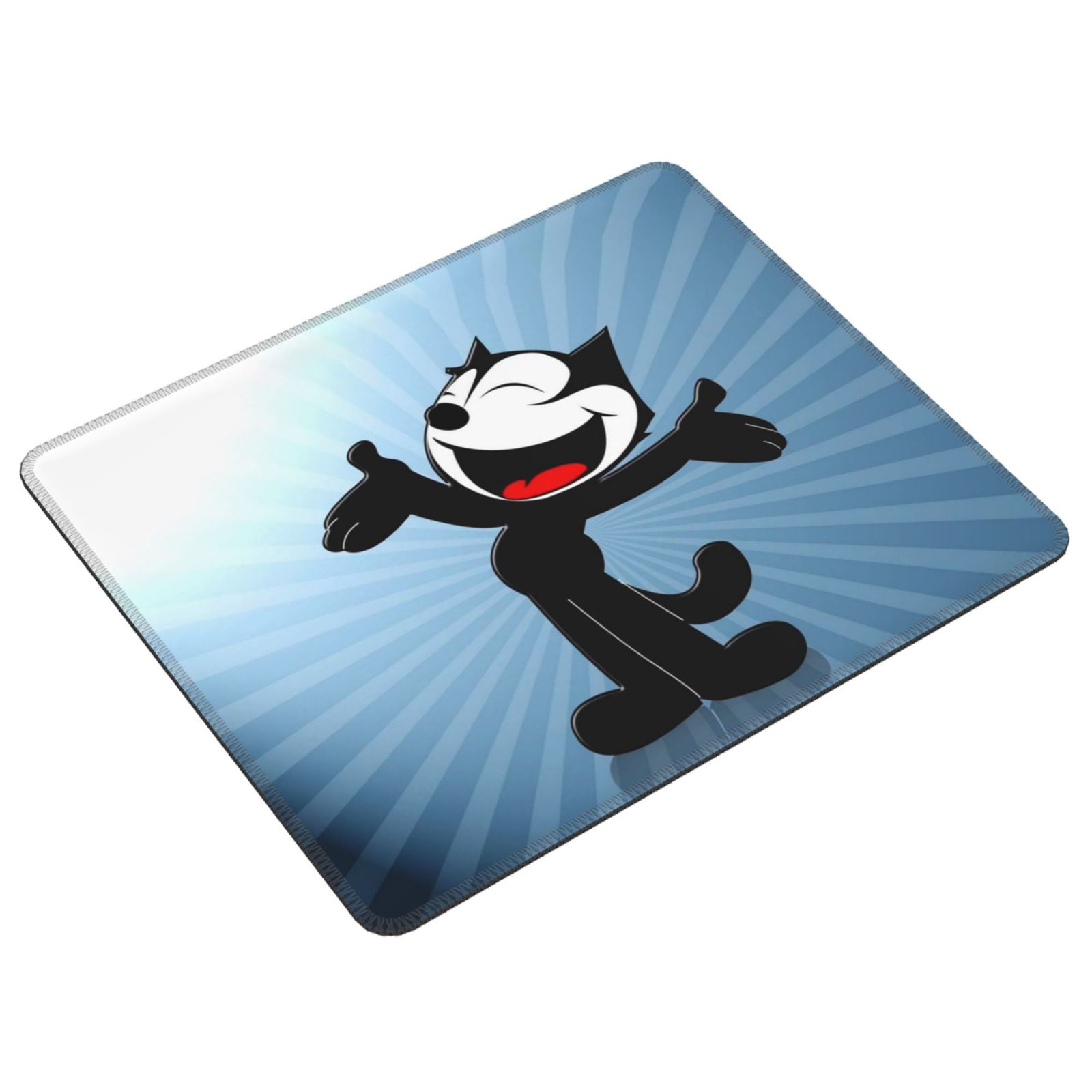 Felix The Cat Computer Mouse Mat with Anti-Slip Rubber Base Anti-Fray ...