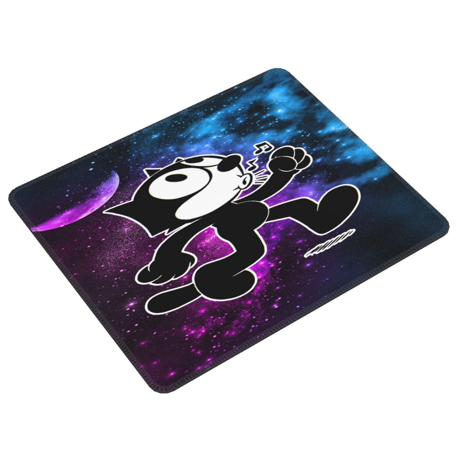 Felix The Cat Computer Mouse Mat with Anti-Slip Rubber Base Anti-Fray ...