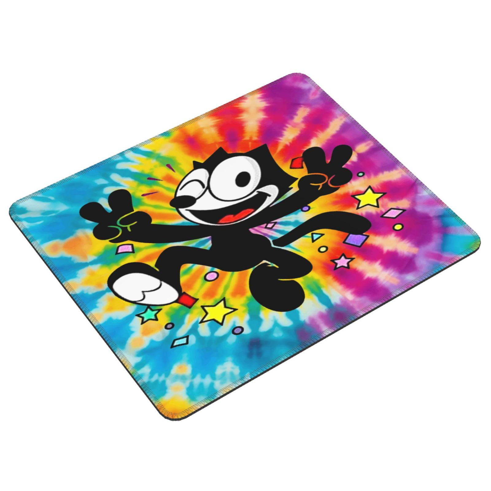 Felix The Cat Computer Mouse Mat with Anti-Slip Rubber Base Anti-Fray ...