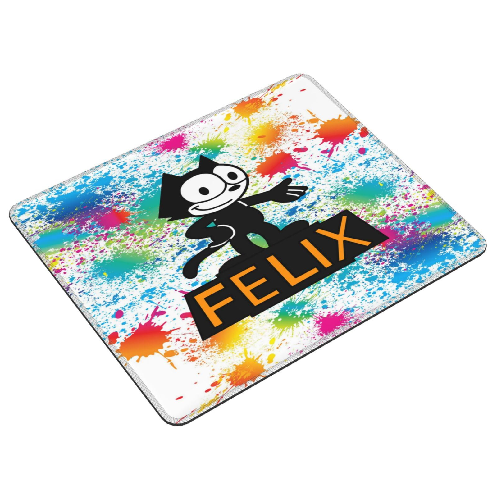 Felix The Cat Computer Mouse Mat with Anti-Slip Rubber Base Anti-Fray ...
