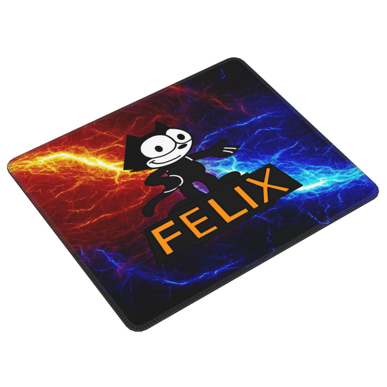 Felix The Cat Computer Mouse Mat with Anti-Slip Rubber Base Anti-Fray ...