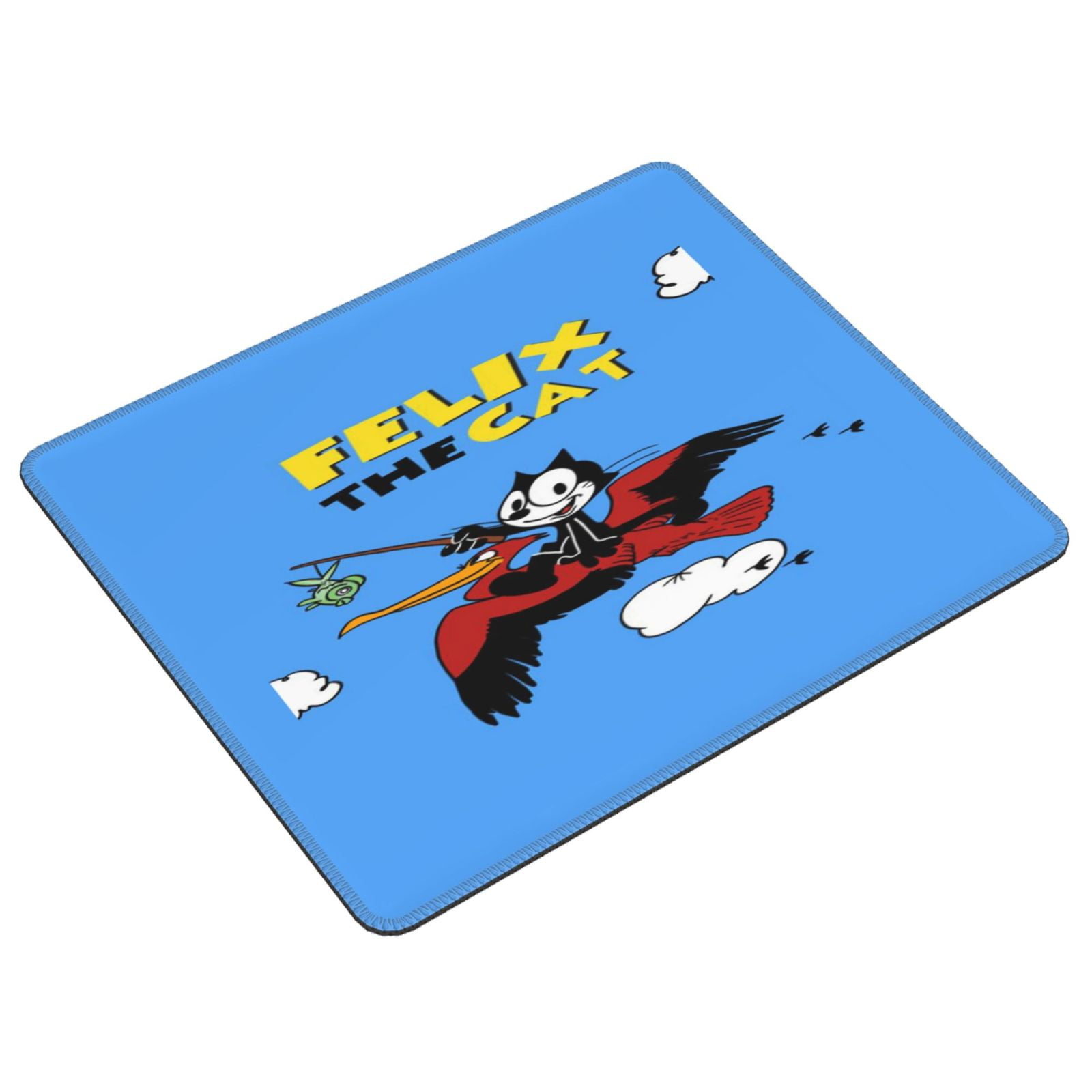 Felix The Cat Computer Mouse Mat with Anti-Slip Rubber Base Anti-Fray ...