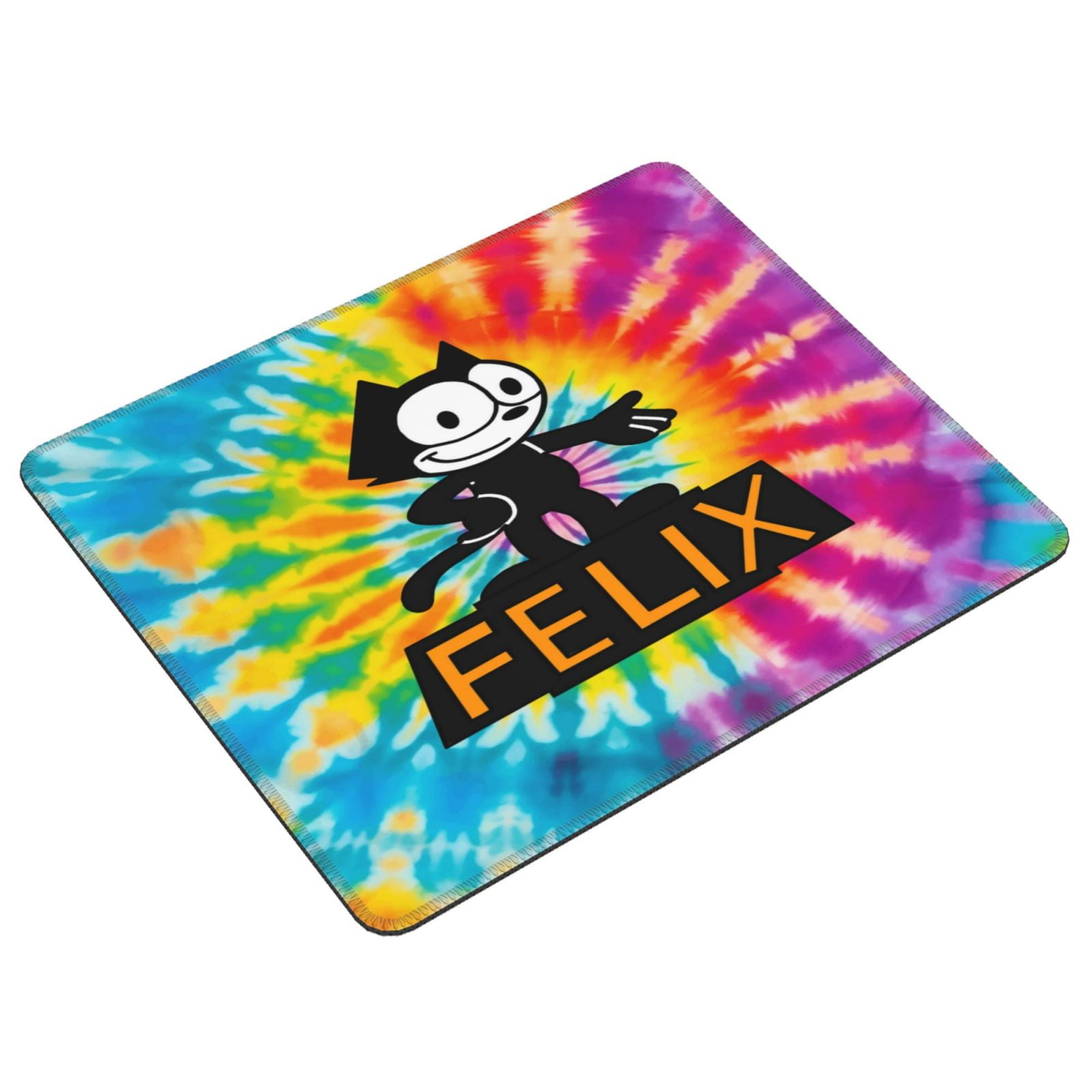Felix The Cat Computer Mouse Mat with Anti-Slip Rubber Base Anti-Fray ...