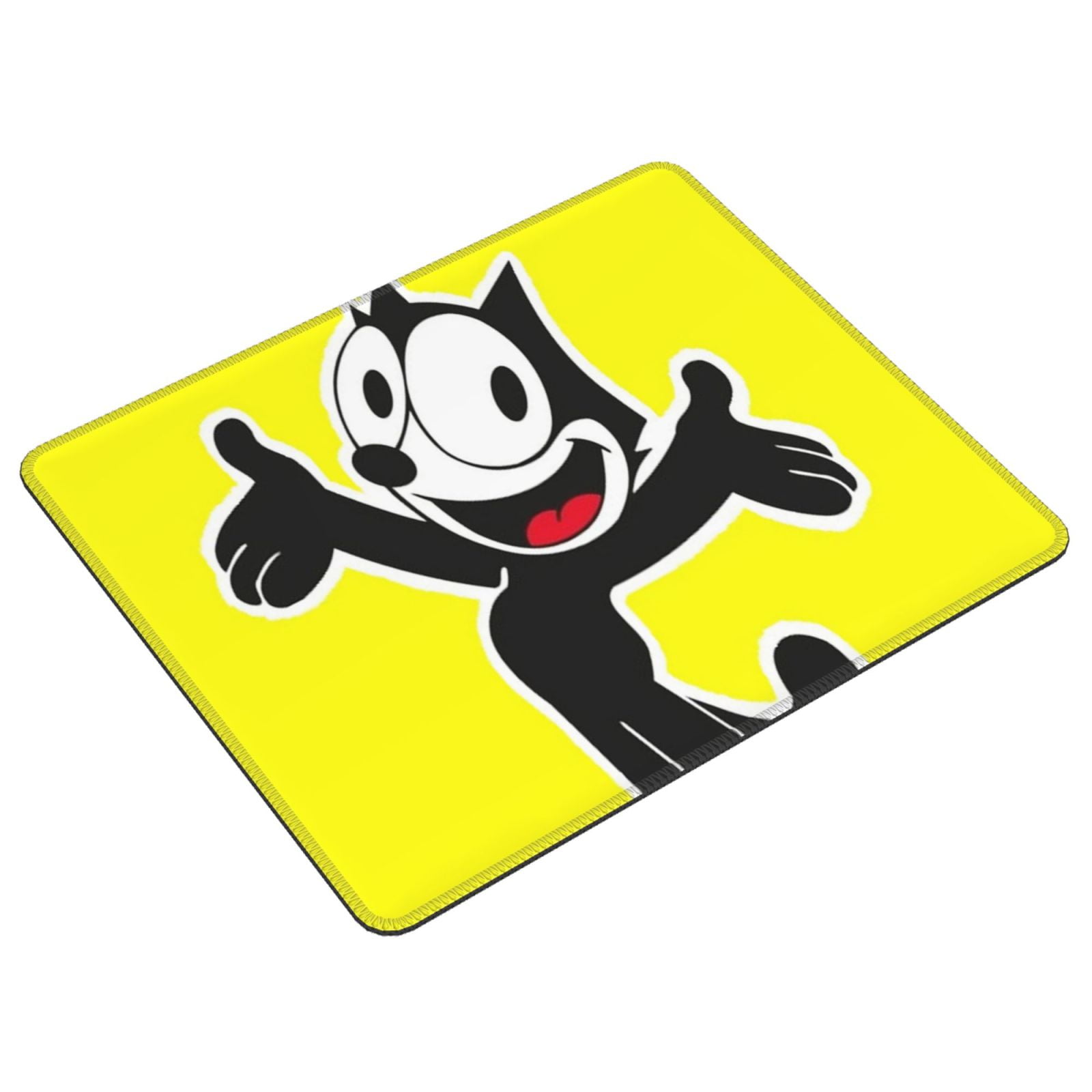 Felix The Cat Computer Mouse Mat with Anti-Slip Rubber Base Anti-Fray ...