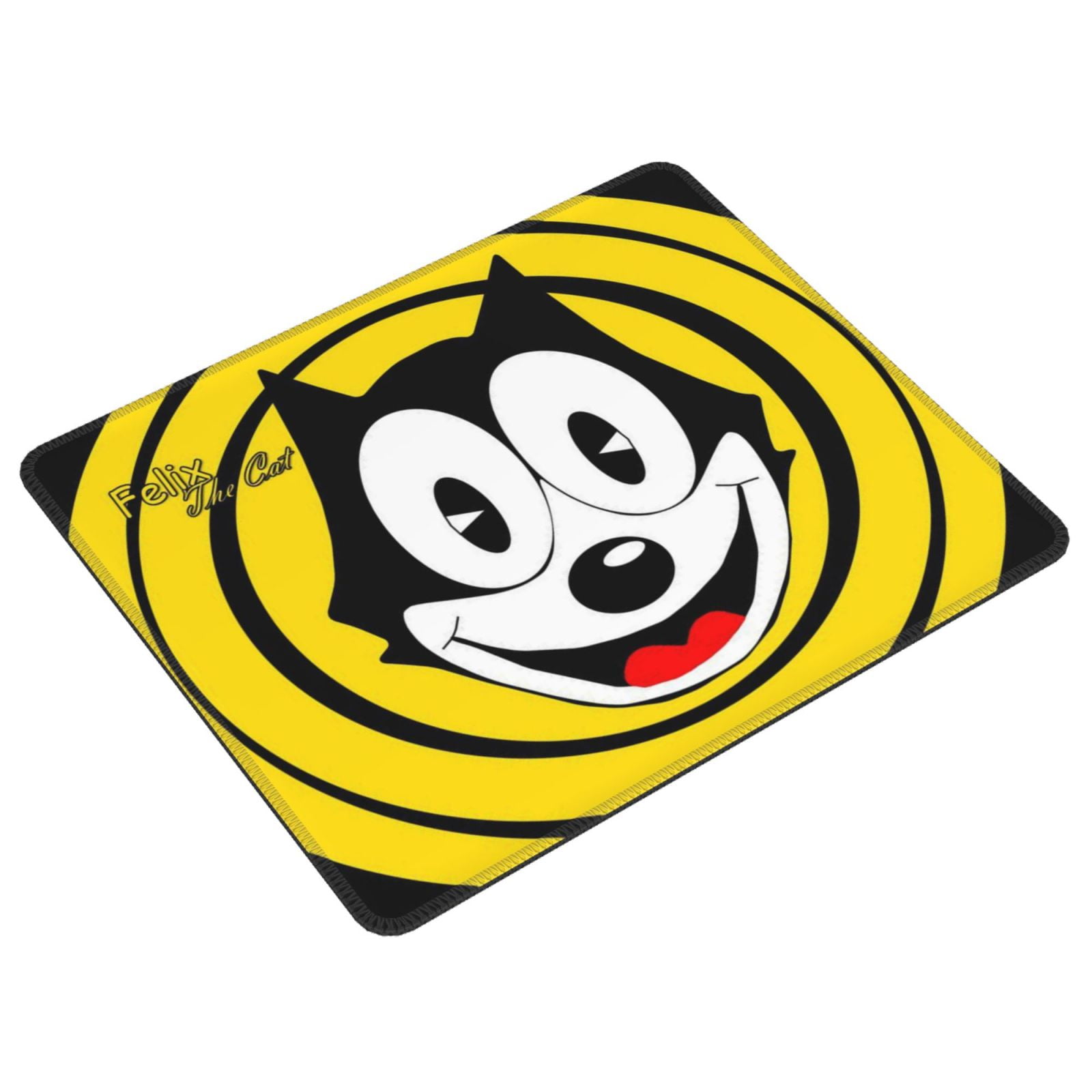 Felix The Cat Computer Mouse Mat with Anti-Slip Rubber Base Anti-Fray ...