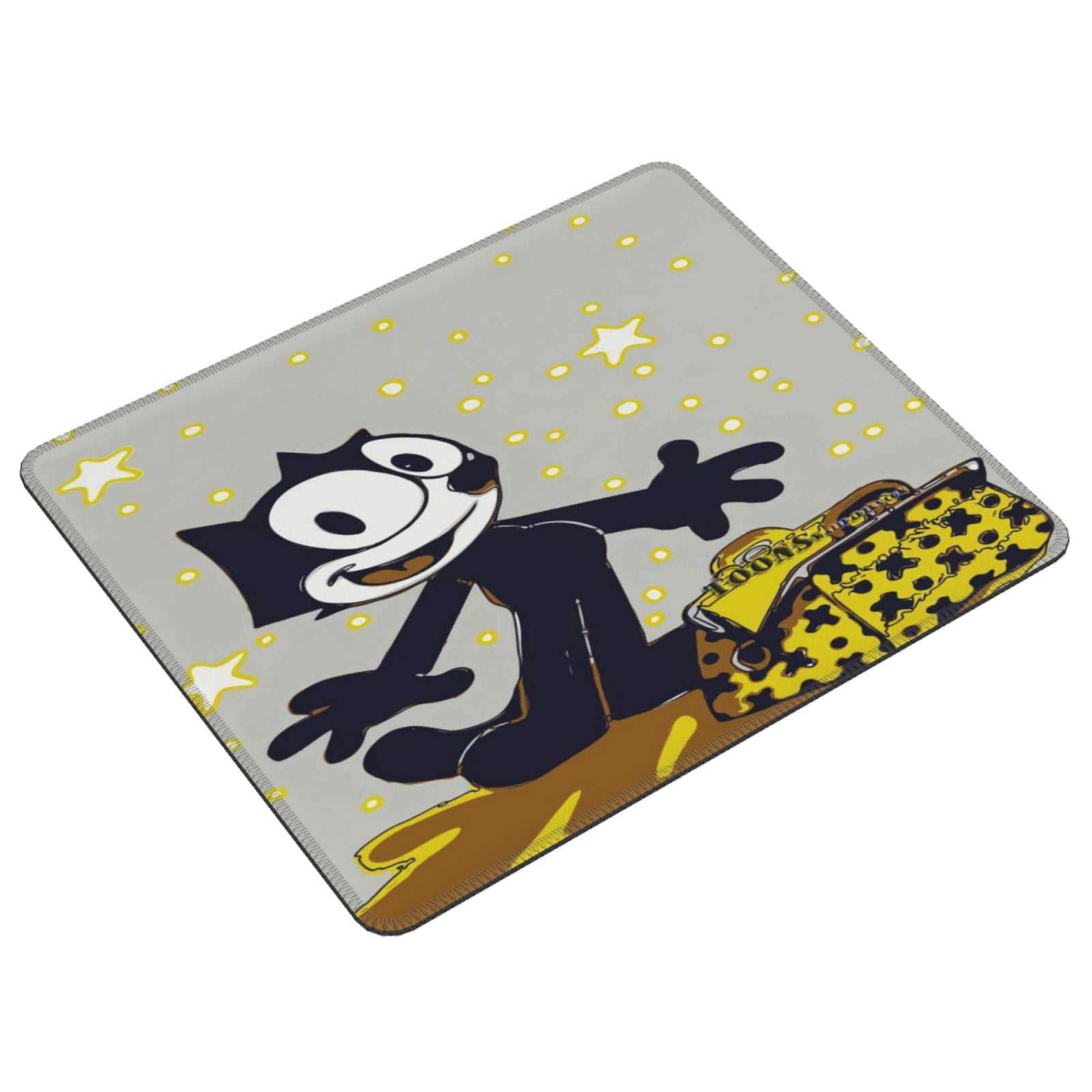 Felix The Cat Computer Mouse Mat with Anti-Slip Rubber Base Anti-Fray ...