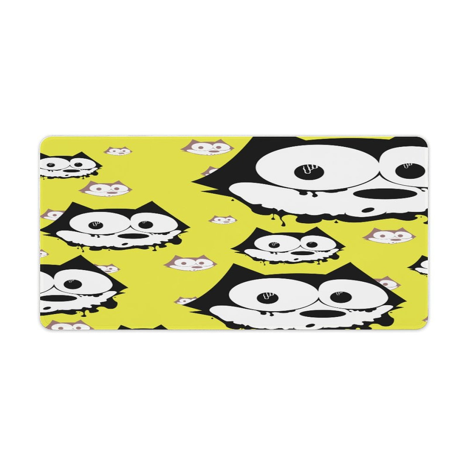 Felix The Cat Computer Mouse Mat with Anti-Slip Rubber Base Anti-Fray ...