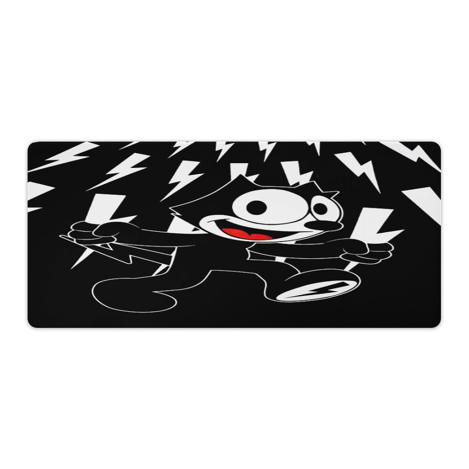 Felix The Cat Computer Mouse Mat with Anti-Slip Rubber Base Anti-Fray ...