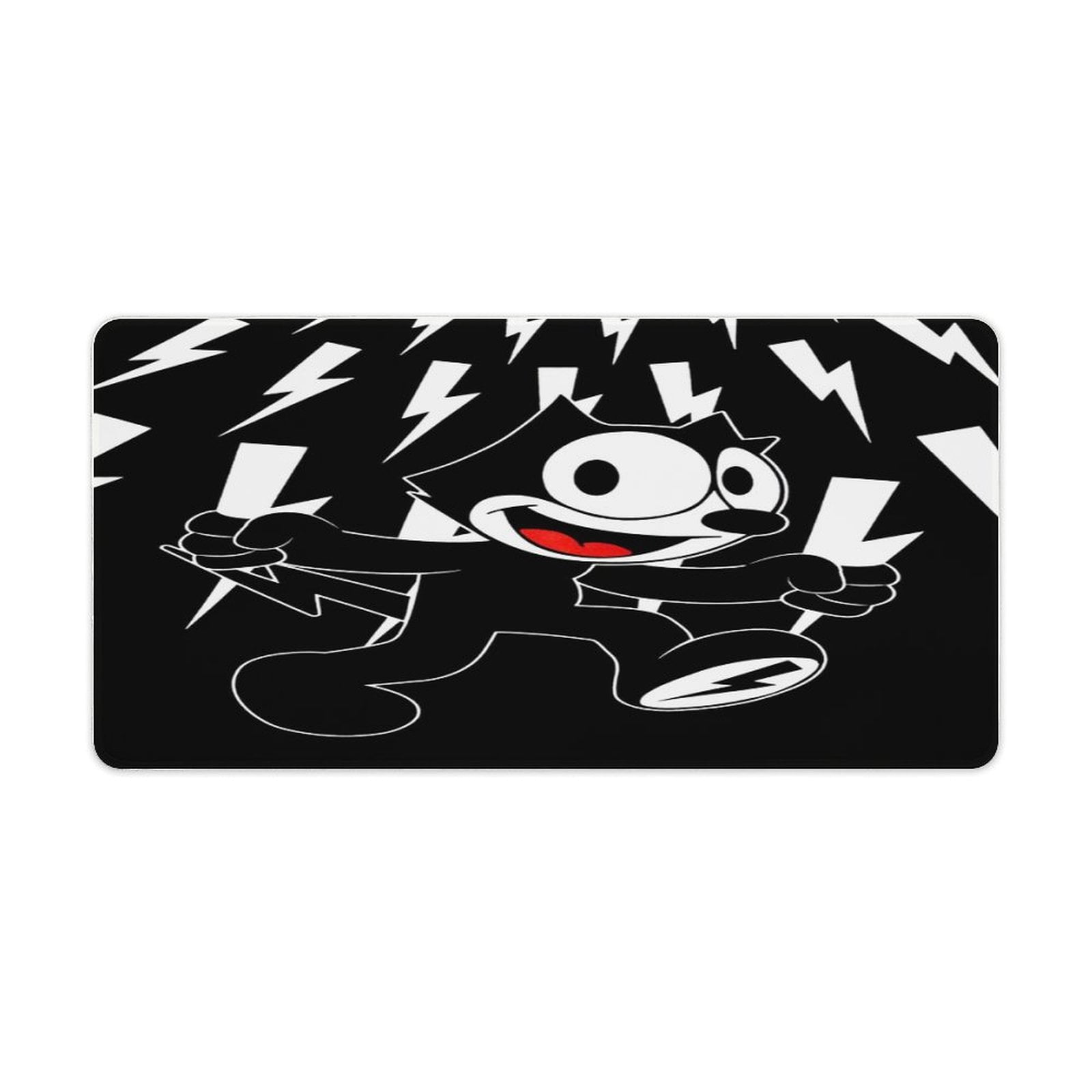 Felix The Cat Computer Mouse Mat with Anti-Slip Rubber Base Anti-Fray ...