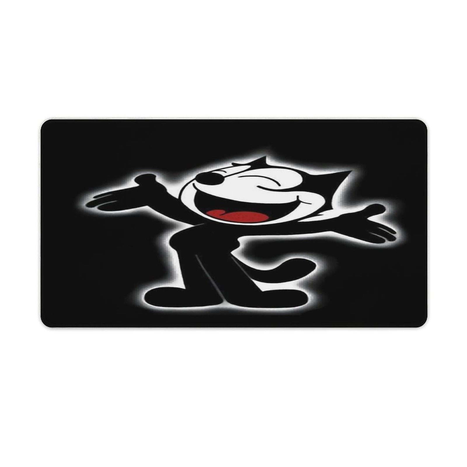 Felix The Cat Computer Mouse Mat with Anti-Slip Rubber Base Anti-Fray ...